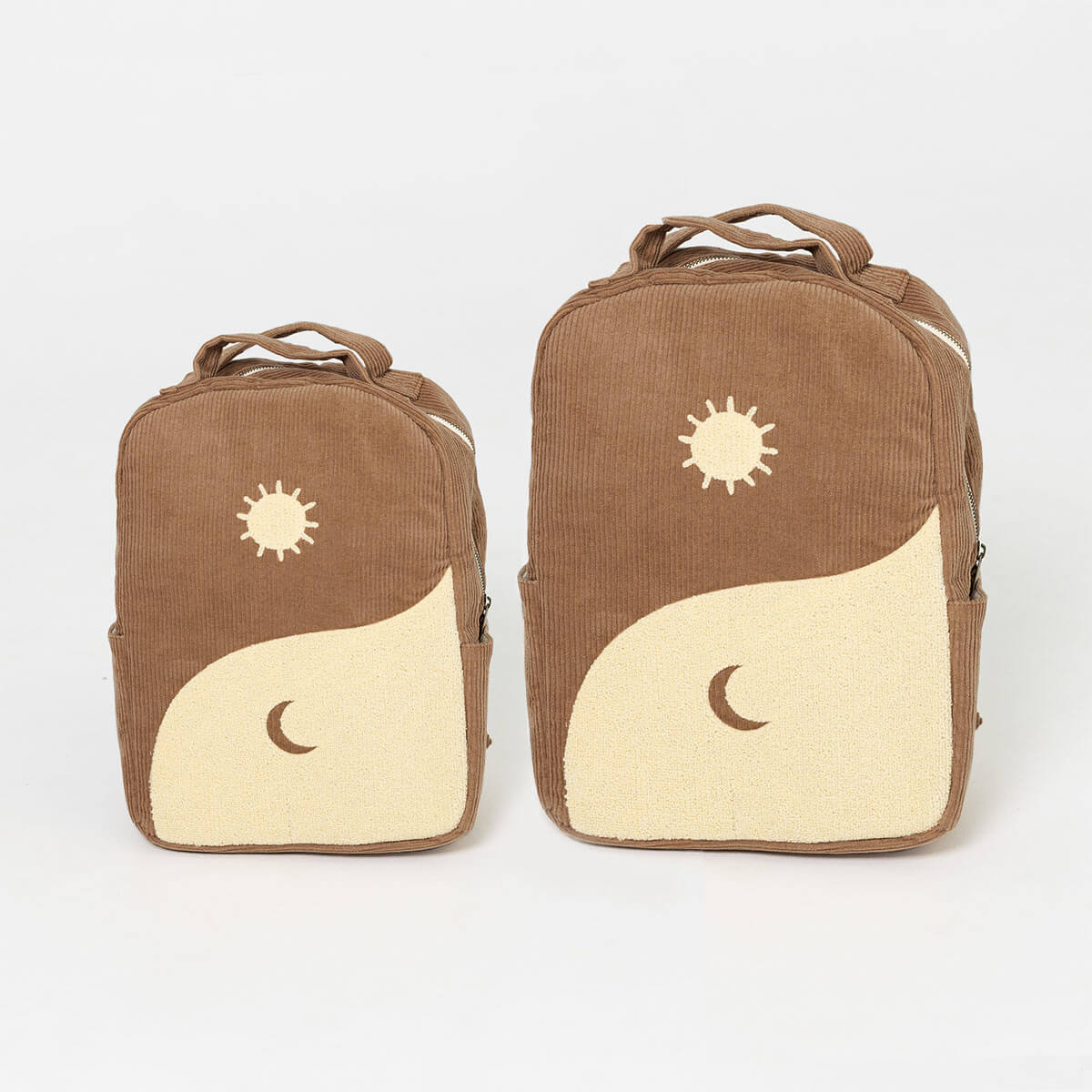 Yin Yang Organic Backpack - Chocolate – Willow Dreamer